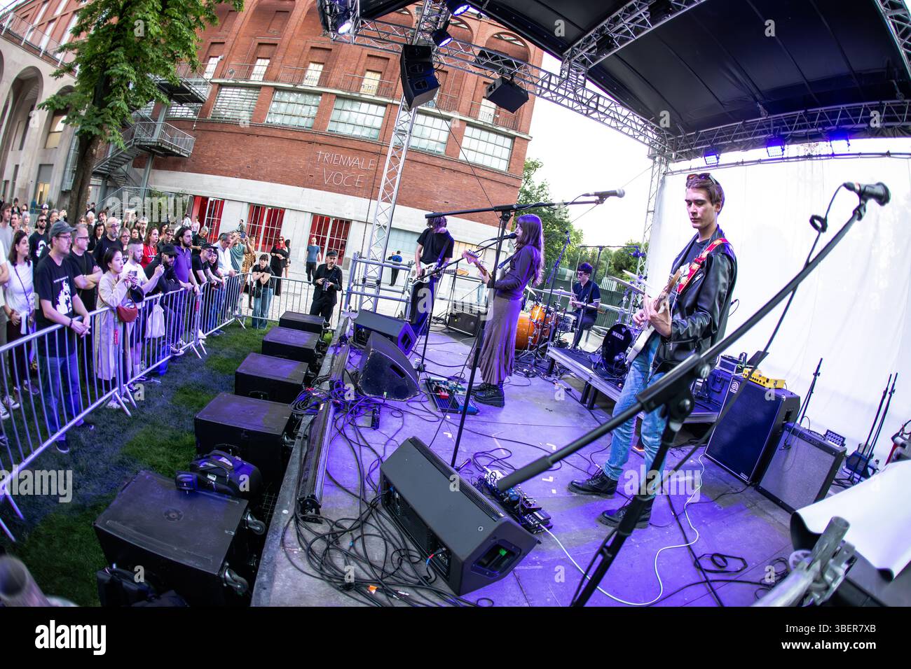 Milan Italy. 29th may 2025. The Italian band GLAZYHAZE performs live on ...