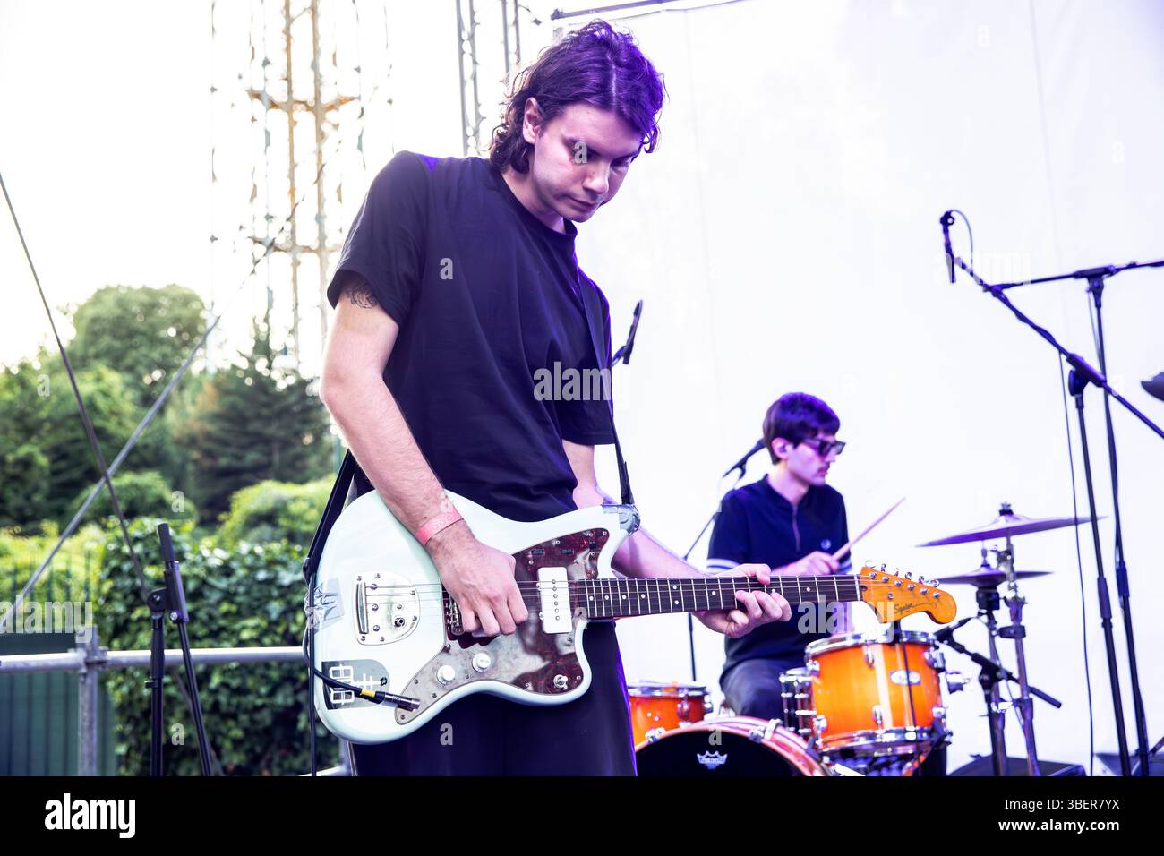 Milan Italy. 29th may 2025. The Italian band GLAZYHAZE performs live on ...
