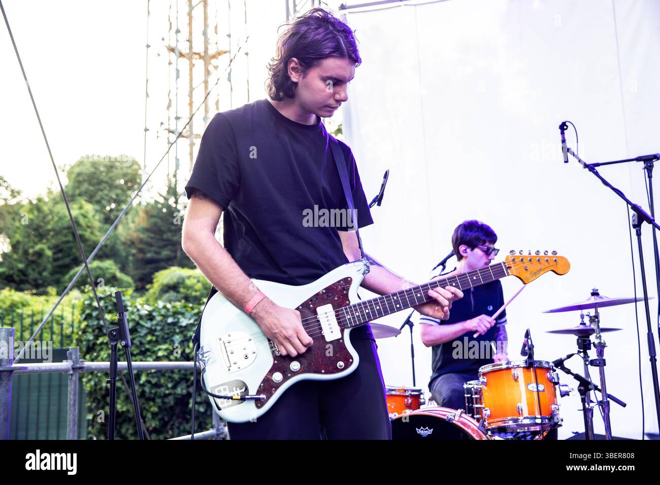 Milan Italy. 29th may 2025. The Italian band GLAZYHAZE performs live on ...