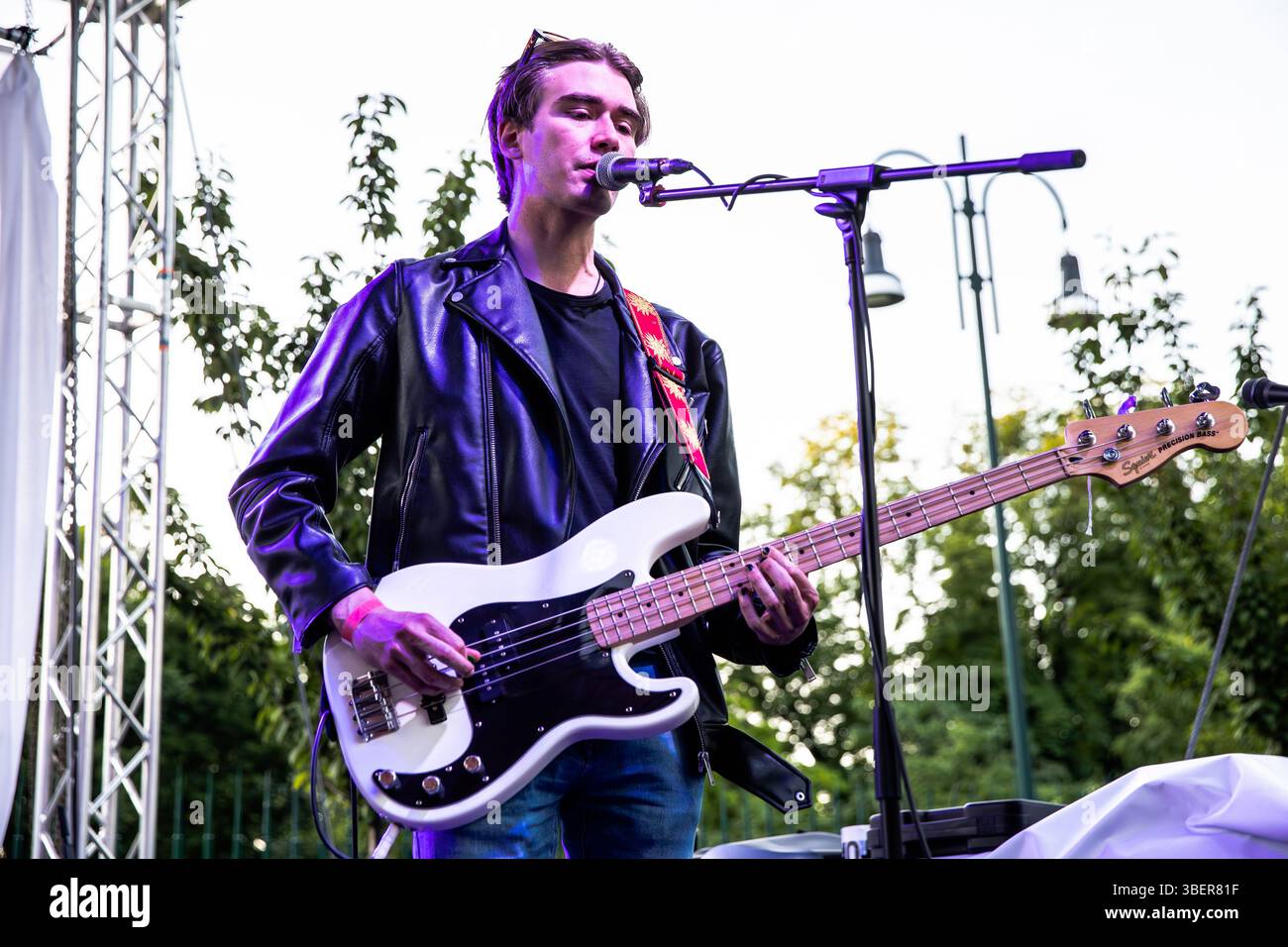 Milan Italy. 29th may 2025. The Italian band GLAZYHAZE performs live on ...