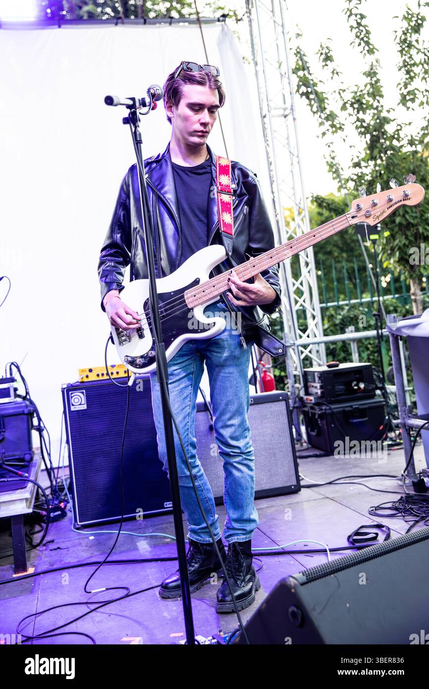 Milan Italy. 29th may 2025. The Italian band GLAZYHAZE performs live on ...