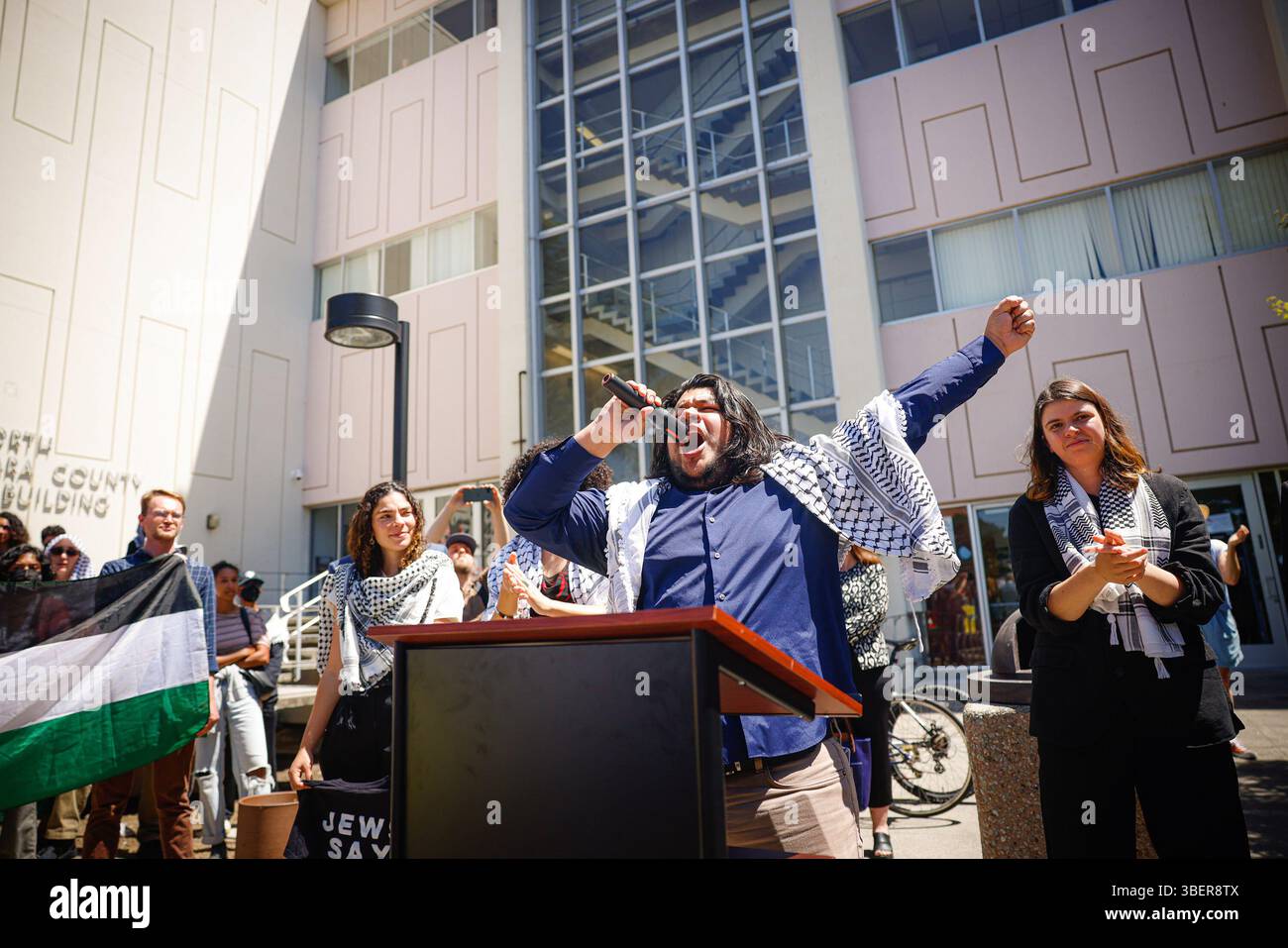 German Rafael Gonzalez, a student protester who is part of "the ...