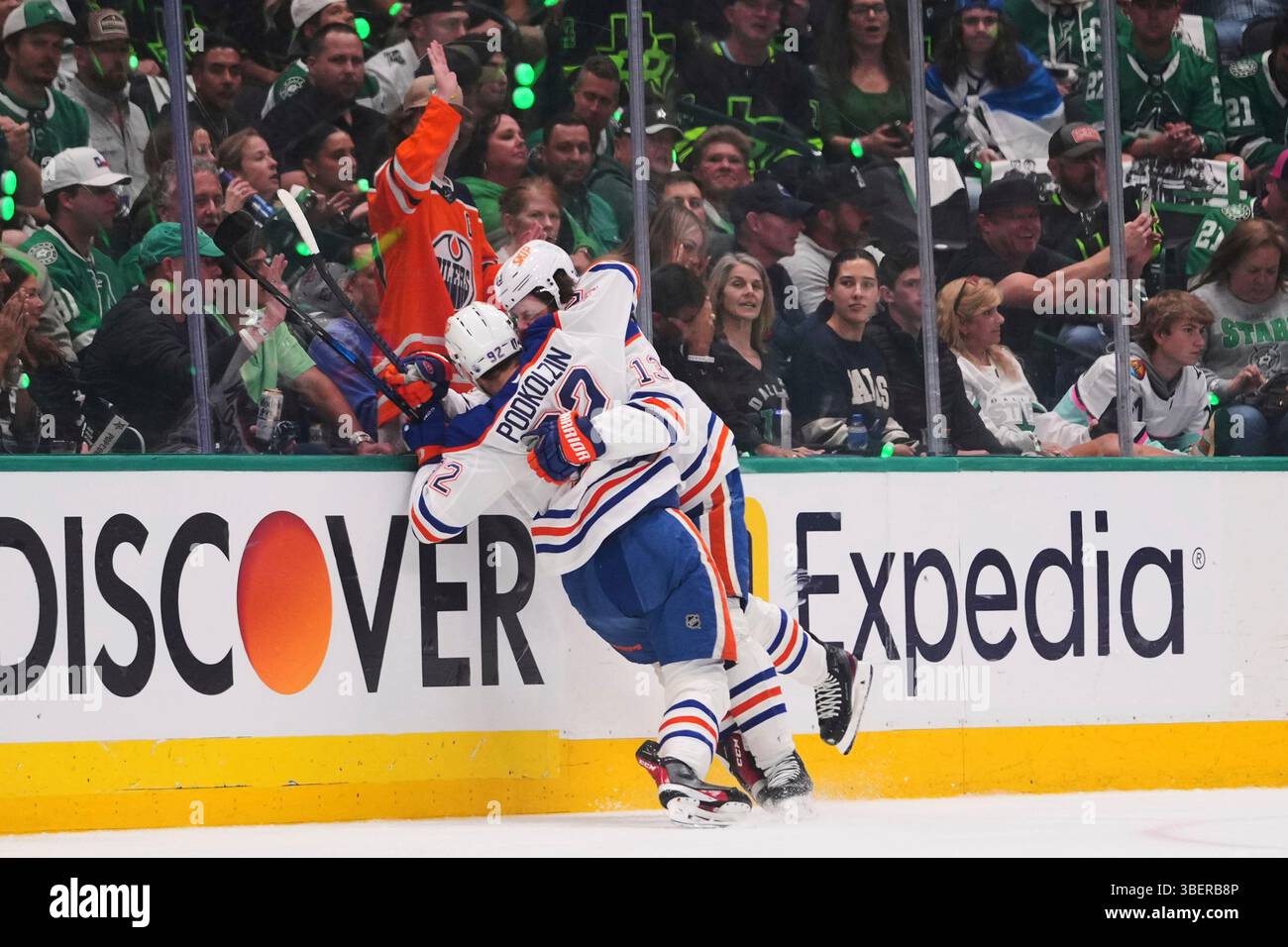Edmonton Oilers center Mattias Janmark (13) celebrates with right wing ...