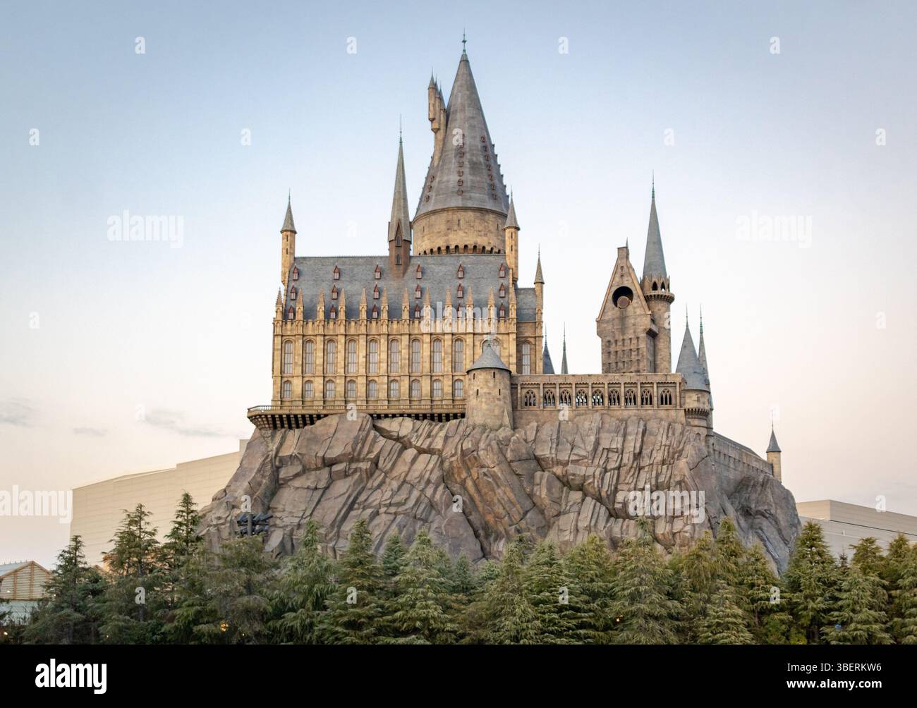 Harry potter hogwarts castle building located at the Universal Studios ...