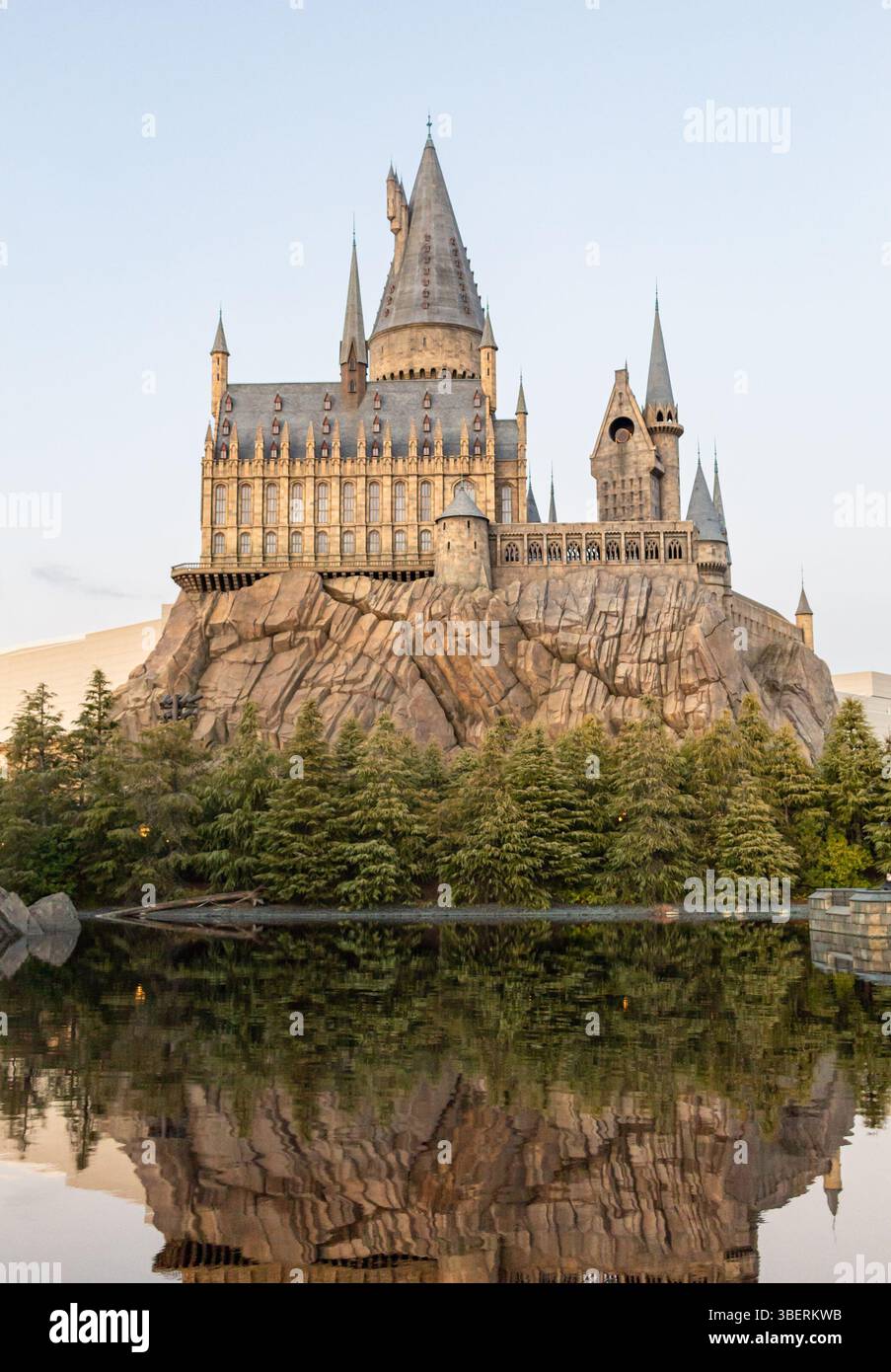 Harry potter hogwarts castle building located at the Universal Studios ...