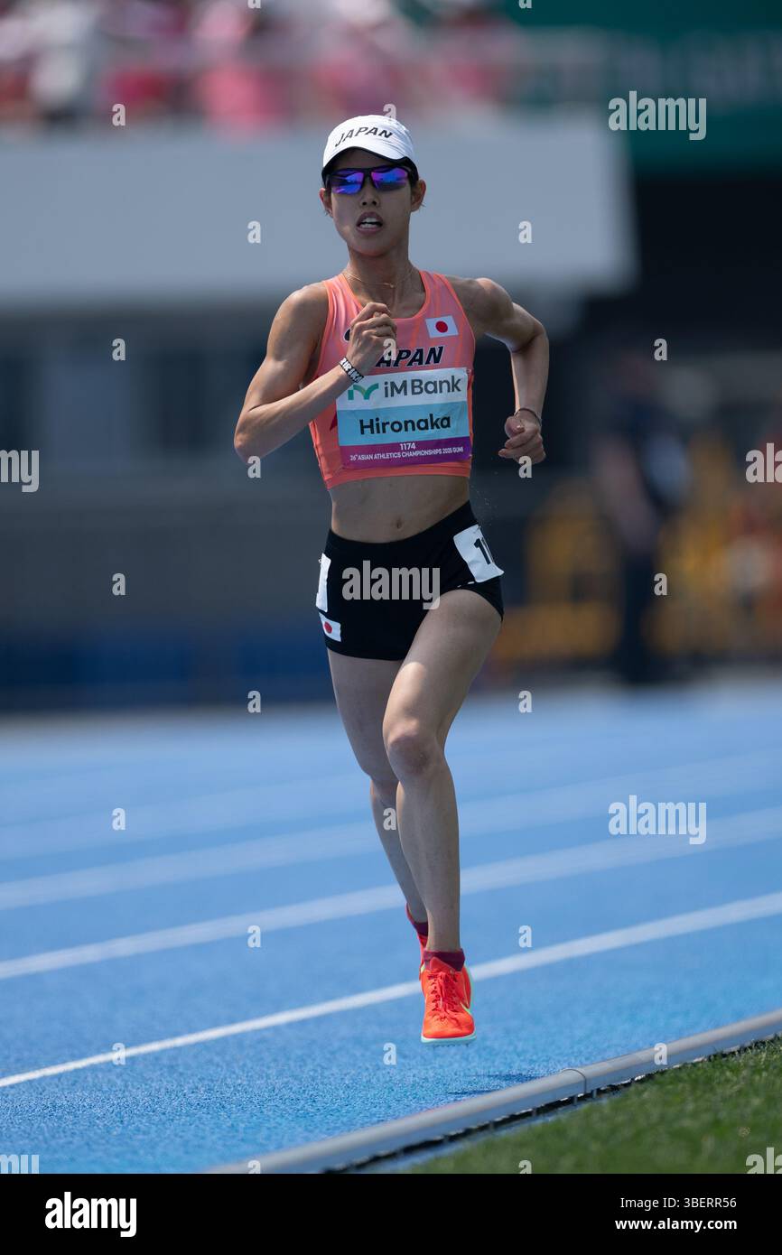 Ririka Hironaka(JPN) May 29, 2025 - Athletics : 26th Asian Athletics Championships Women's ...