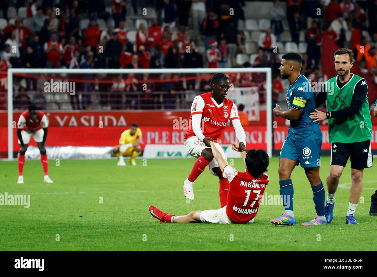 Reims, France. Credit: D. 29th May, 2025. Keito Nakamura (Reims ...