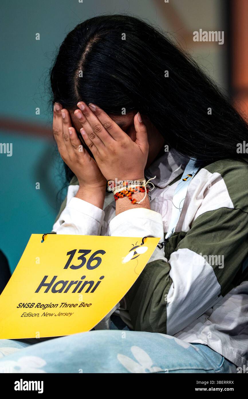 Prince Georges County, United States. 29th May, 2025. Harini Murali, 13 ...