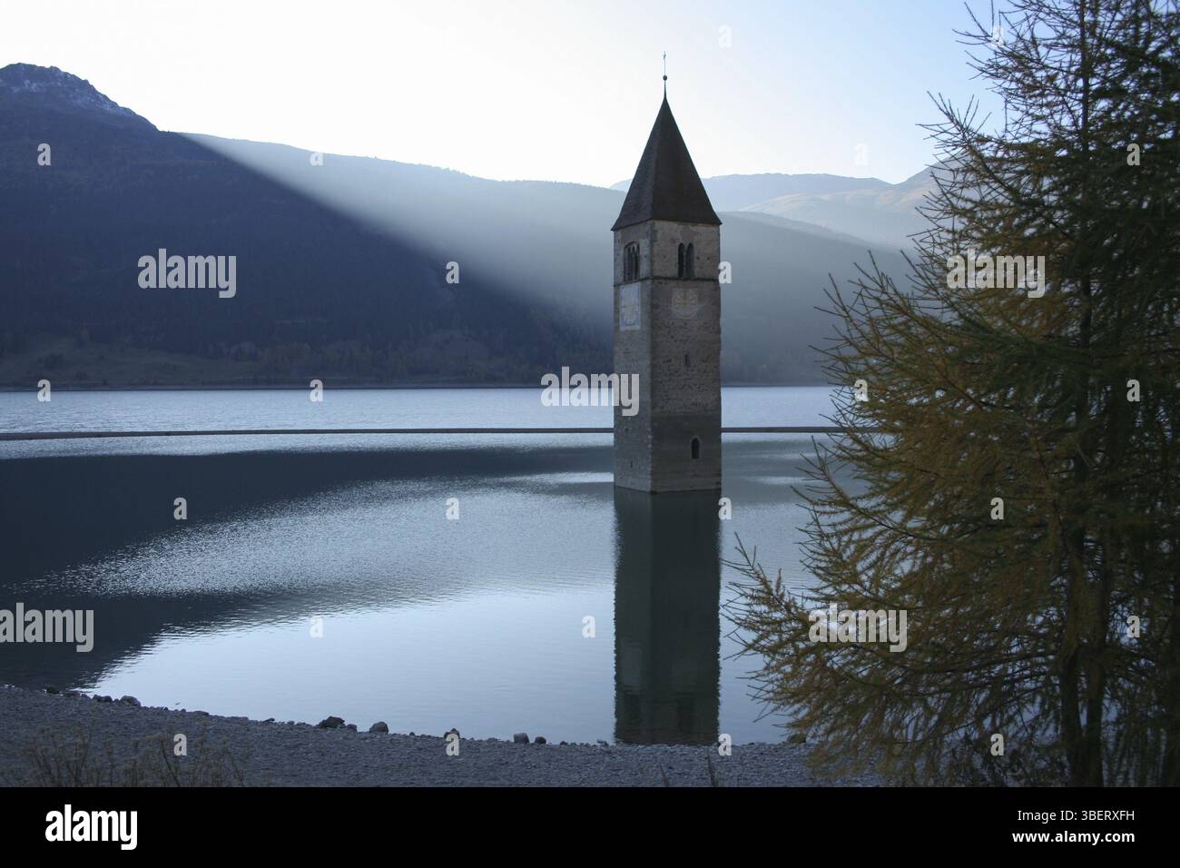Lake reschen underwater hi-res stock photography and images - Alamy