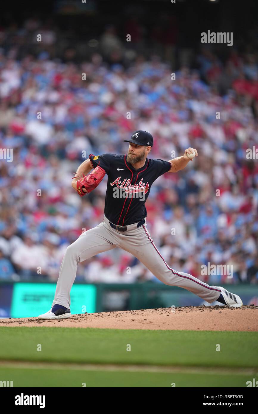 Atlanta Braves' Chris Sale plays during the second baseball game of a ...