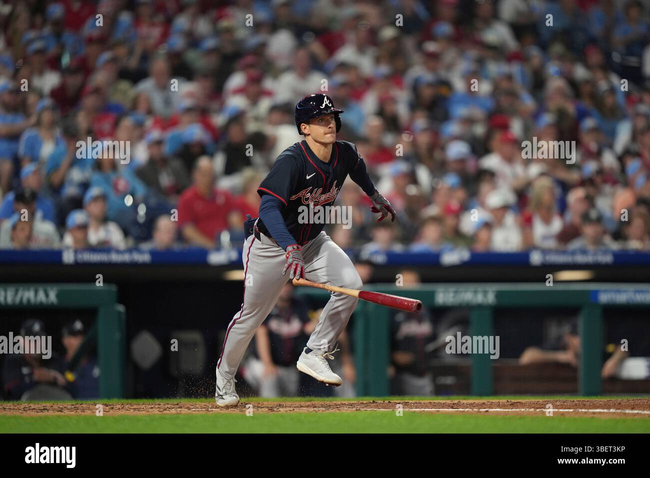 Atlanta Braves' Luke Williams plays during the second baseball game of ...