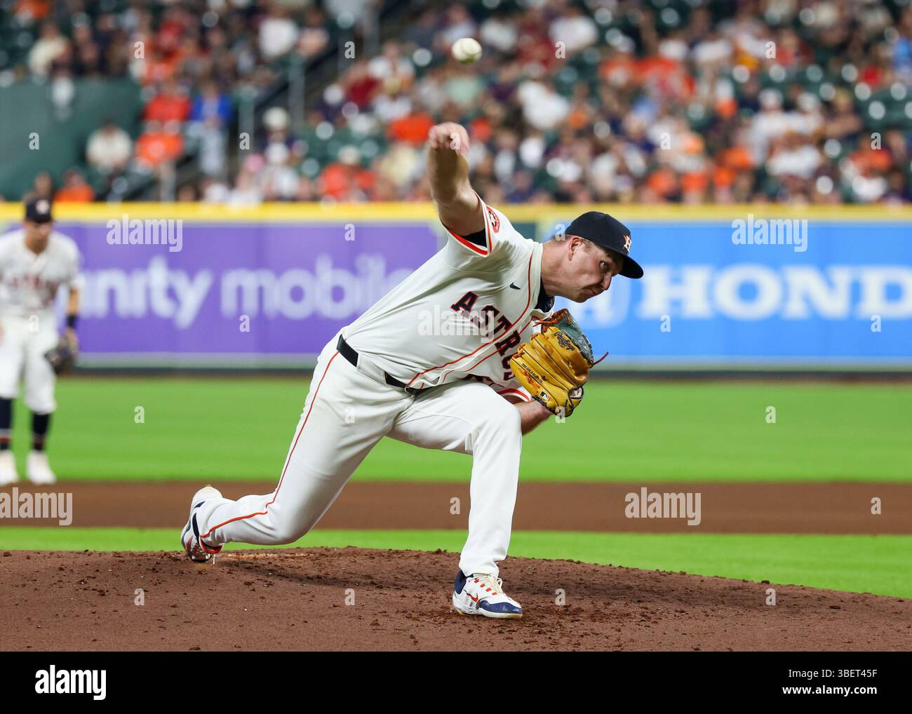 HOUSTON, TX - MAY 29: Houston Astros starting pitcher Ryan Gusto (67 ...