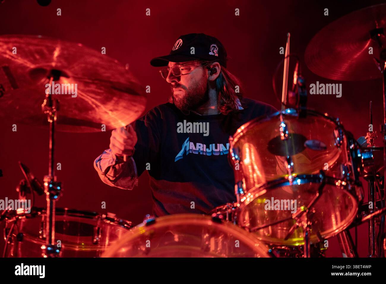 Milwaukee, USA. 28th May, 2025. Mikey Pascuzzi of Peach Pit at BMO ...