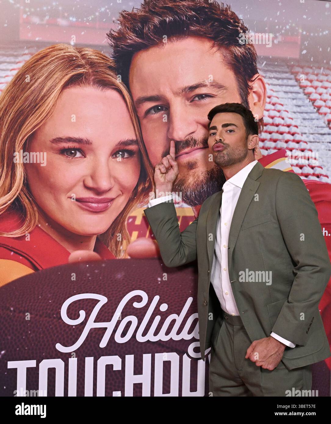 Jonathan Bennett arriving to Hallmark Media's Emmys FYChristmas Event ...