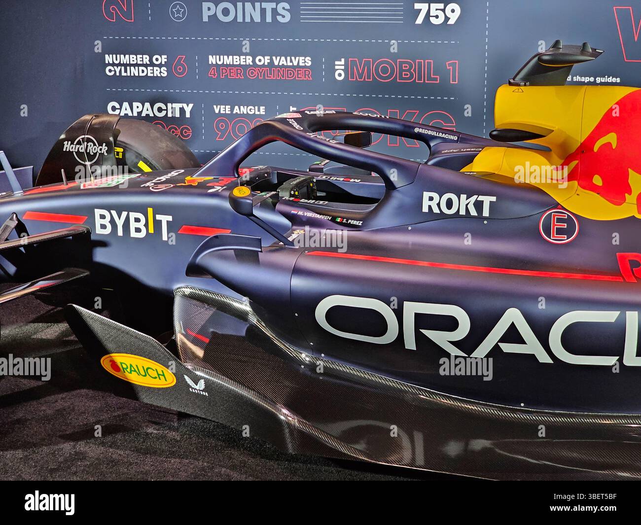 Toronto, ON Canada - 02.23.2024: Sleek Formula 1 Racing Car Design with ...