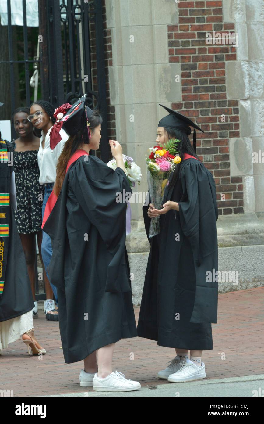 May 29, 2025, Cambridge, Massachusetts, U.S: Graduation ceremonies ...