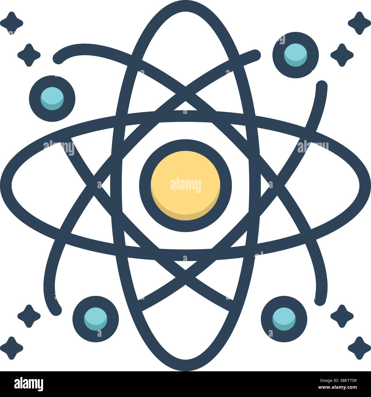 Satellite orbit path Stock Vector Images - Alamy