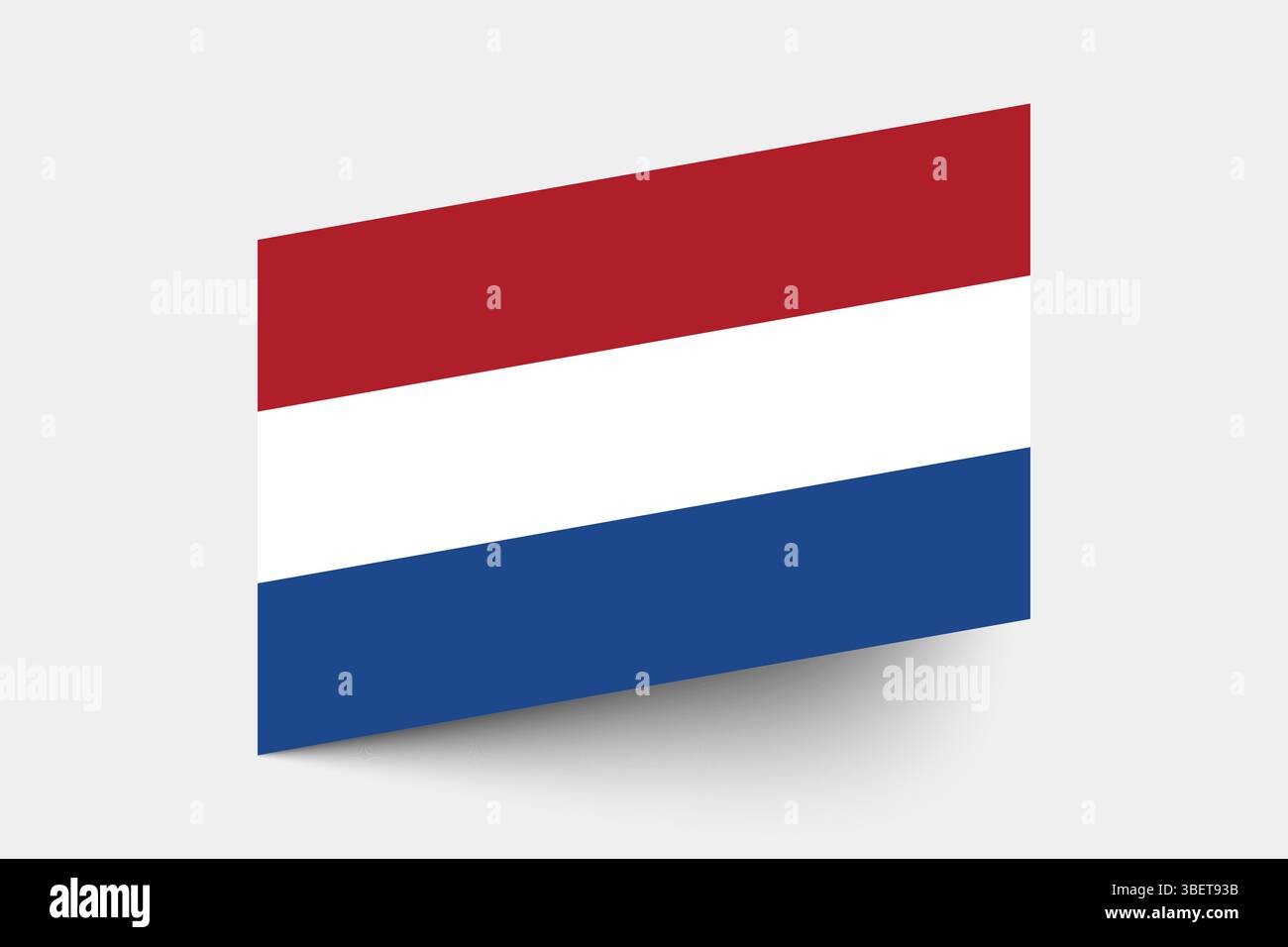 Flag of Netherlands. Netherlands flag official colors tilted icon ...