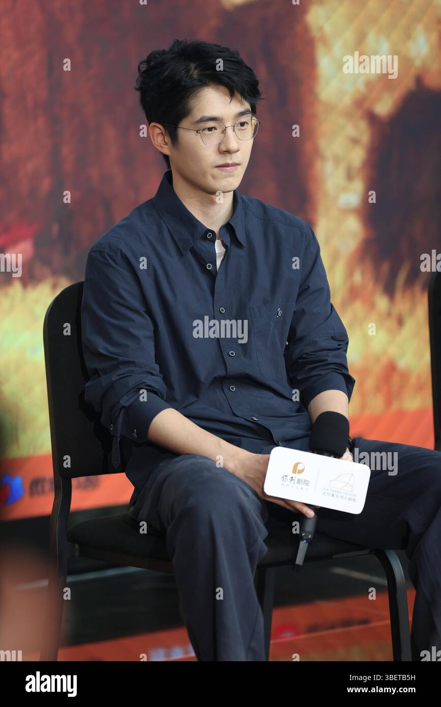 Chinese actor Liu Haoran attends an activity in Shanghai, China, 29 May ...