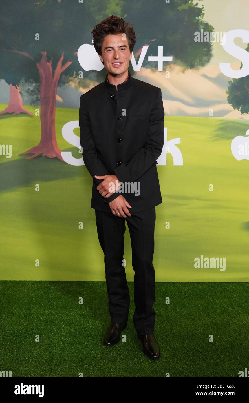 Peter Dager, a cast member in the Apple TV+ series "Stick," poses at ...