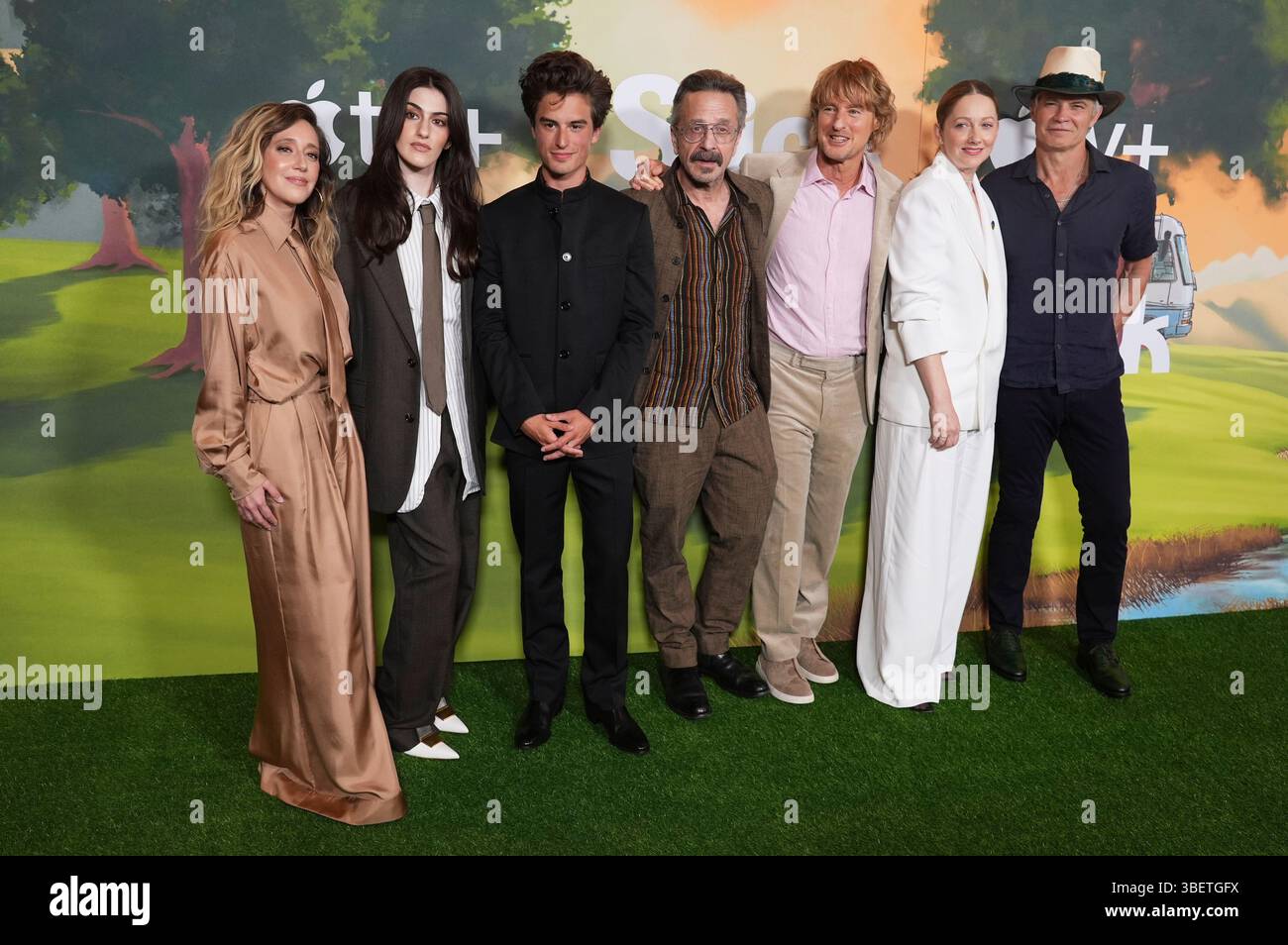 From left, Mariana Trevino, Lilli Kay, Peter Dager, Marc Maron, Owen ...