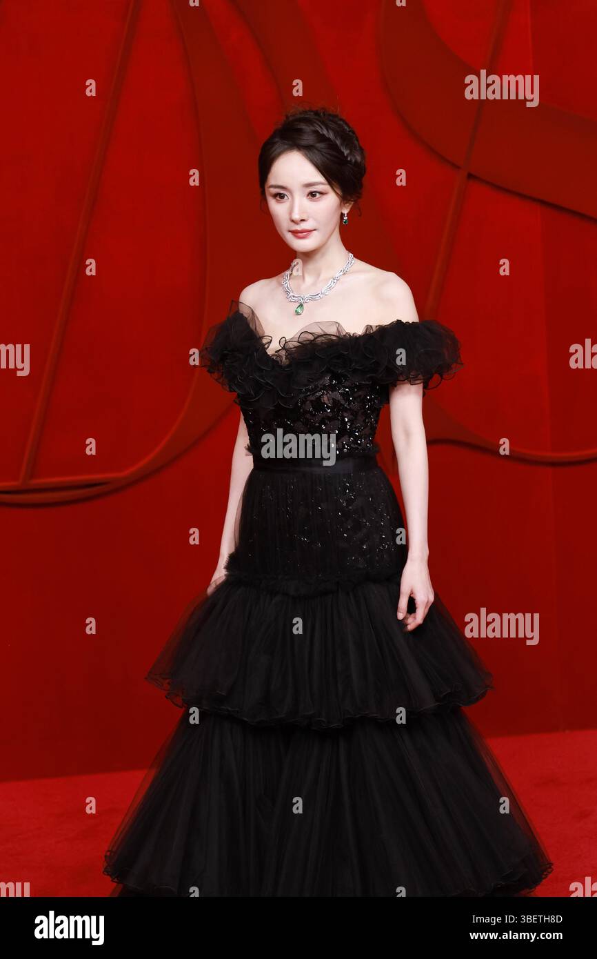 Chinese actress and singer Yang Mi attends an activity in Shanghai ...