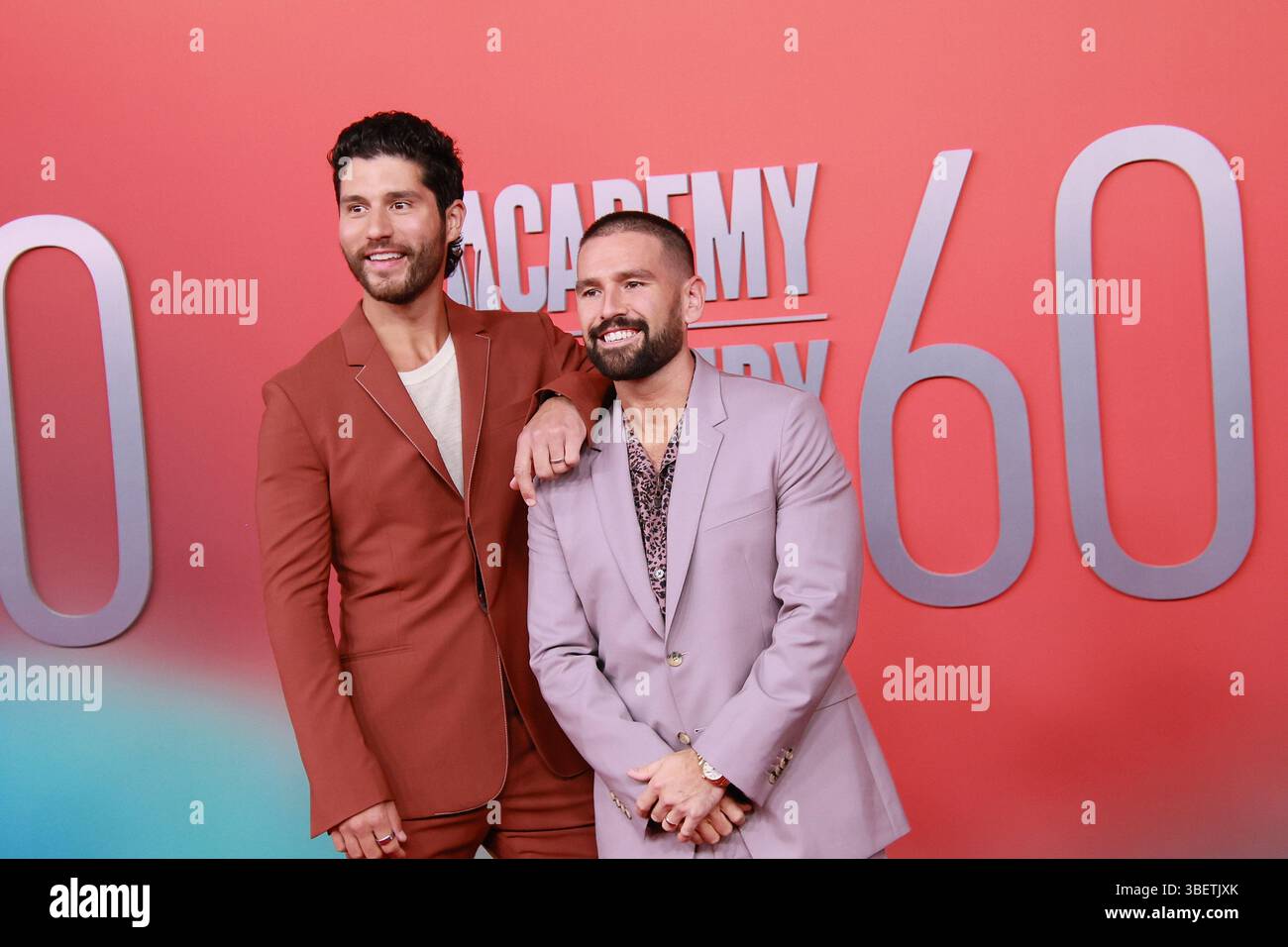 Dan Smyers and Shay Mooney of Dan + Shay attend the 60th Academy of ...