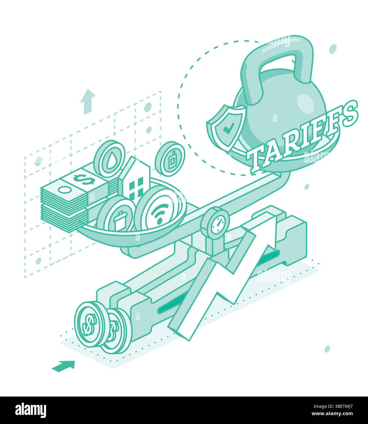 Utility fees Stock Vector Images - Alamy