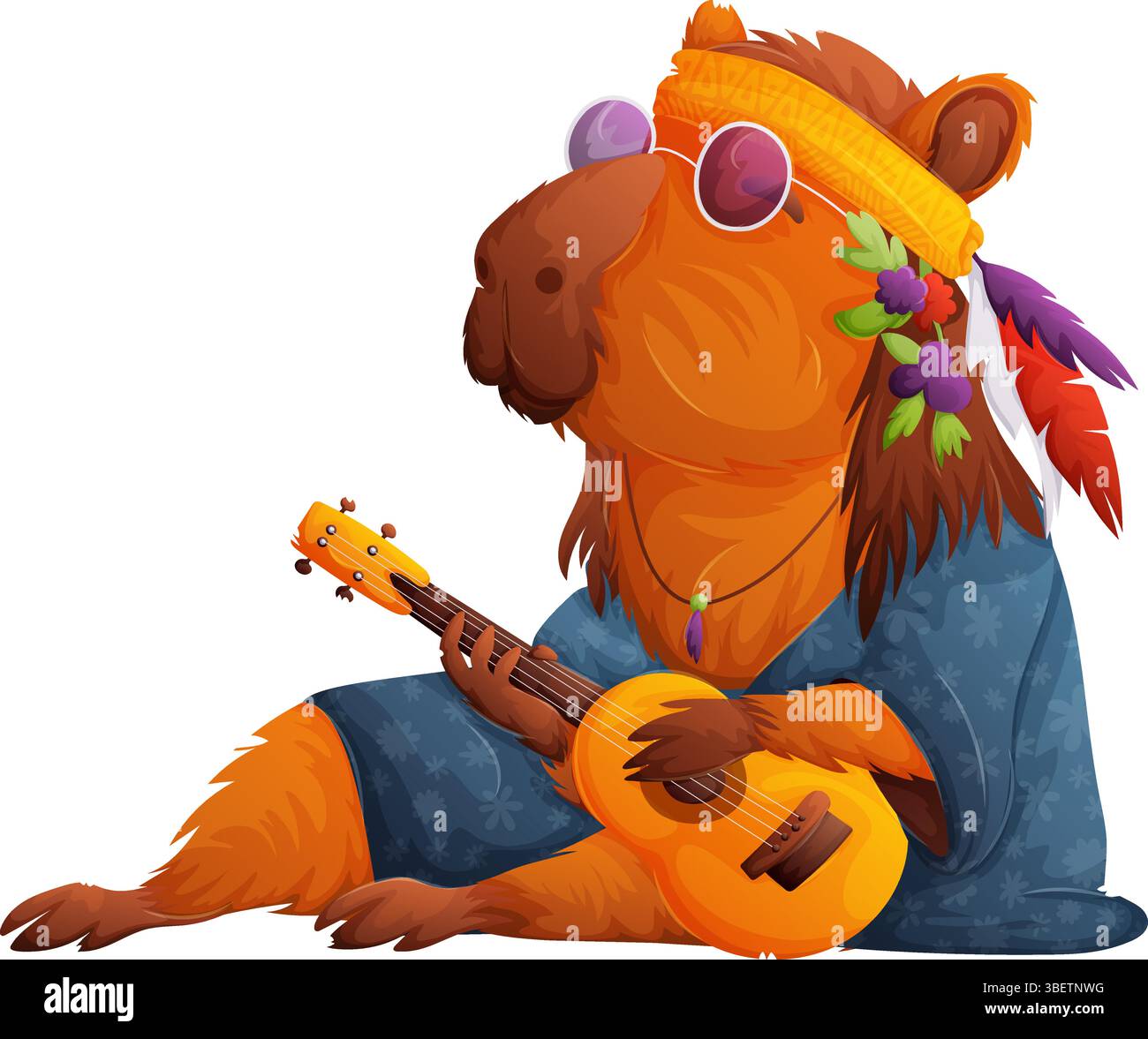 Capybara playing cute capybara Cut Out Stock Images & Pictures - Alamy