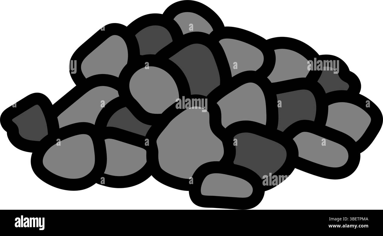 clinker cement production color icon vector illustration Stock Vector ...