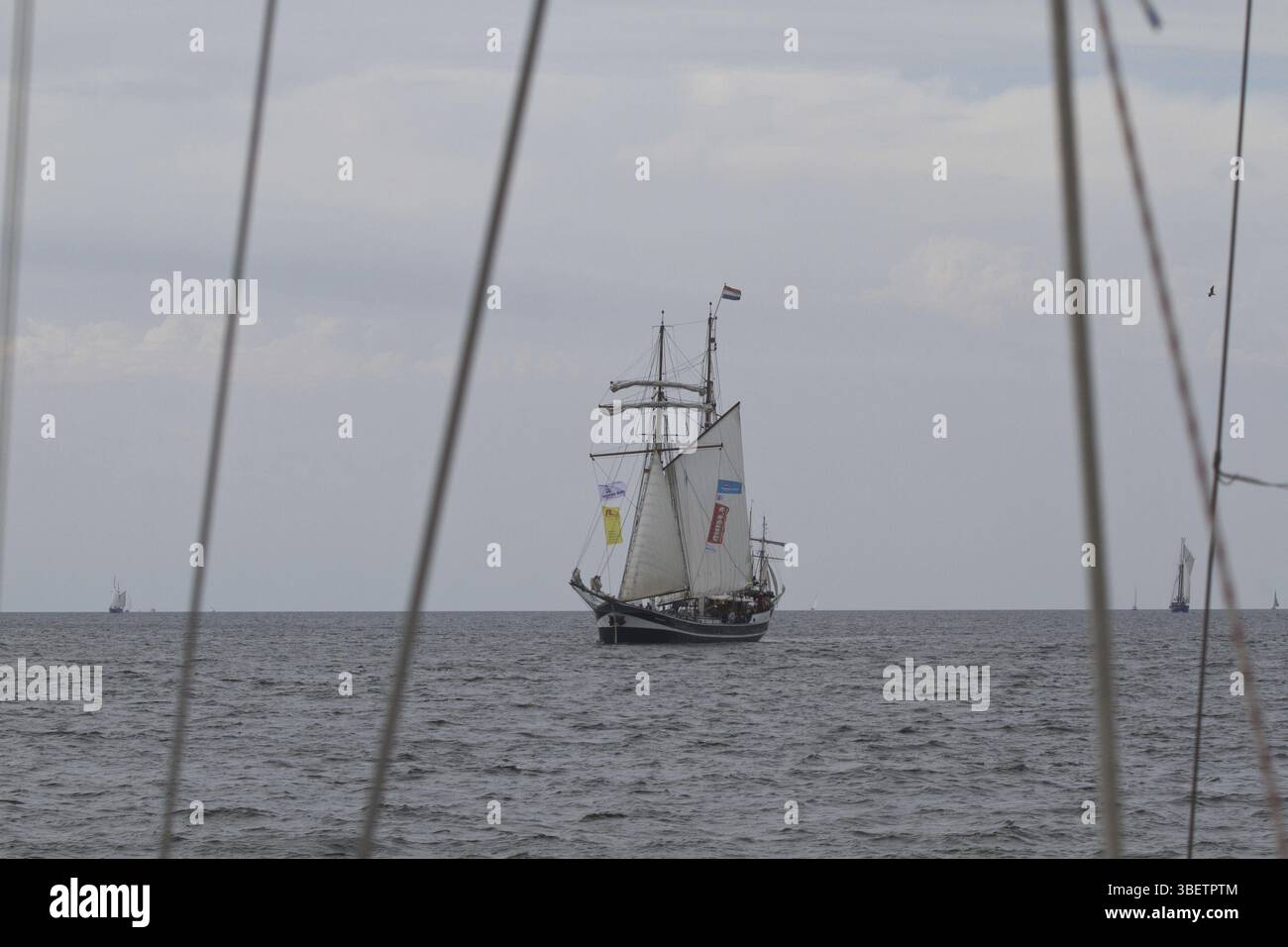 Hansesail - 2 mast topsail schooner Banjaard Stock Photo - Alamy