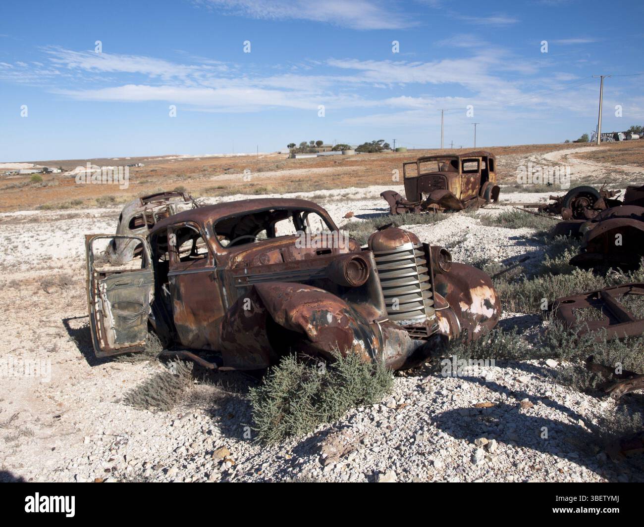 Dead classic car in Australia Stock Photo - Alamy
