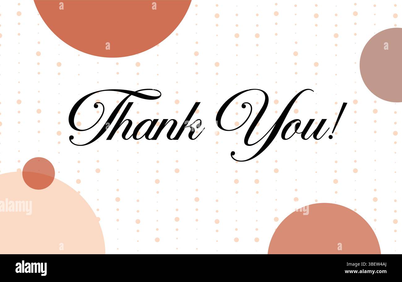 Thank you card clipart design. Thank you greeting text and typography ...