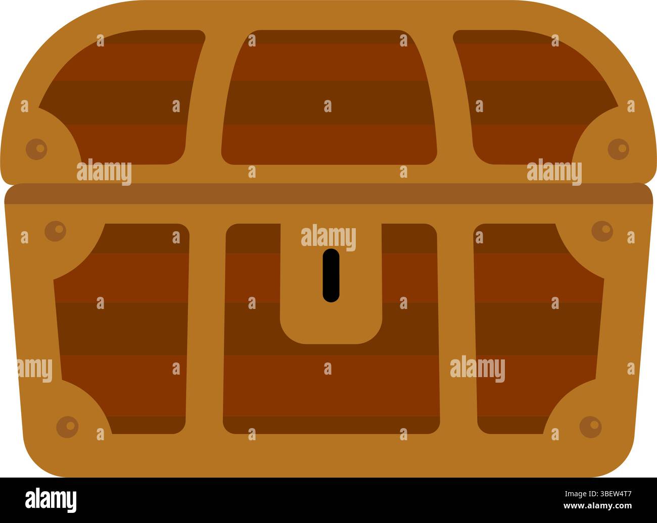 Treasure chest illustration vector Stock Vector Images - Alamy