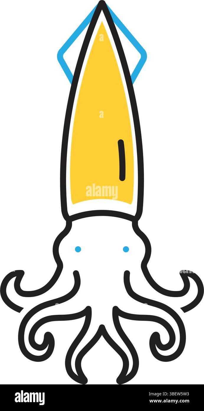 Icon for squid,calamari Stock Vector Image & Art - Alamy