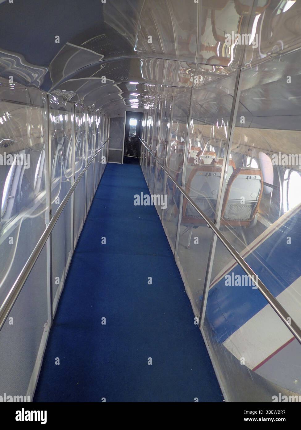 Inside the concorde at the museum Stock Photo - Alamy