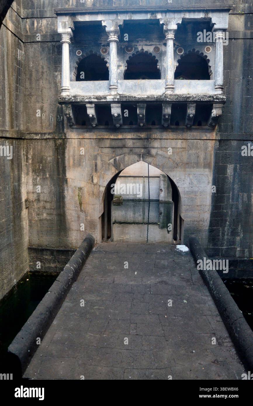 Partial view of the Bara Motachi Vihir is a stepwell in Limb village ...