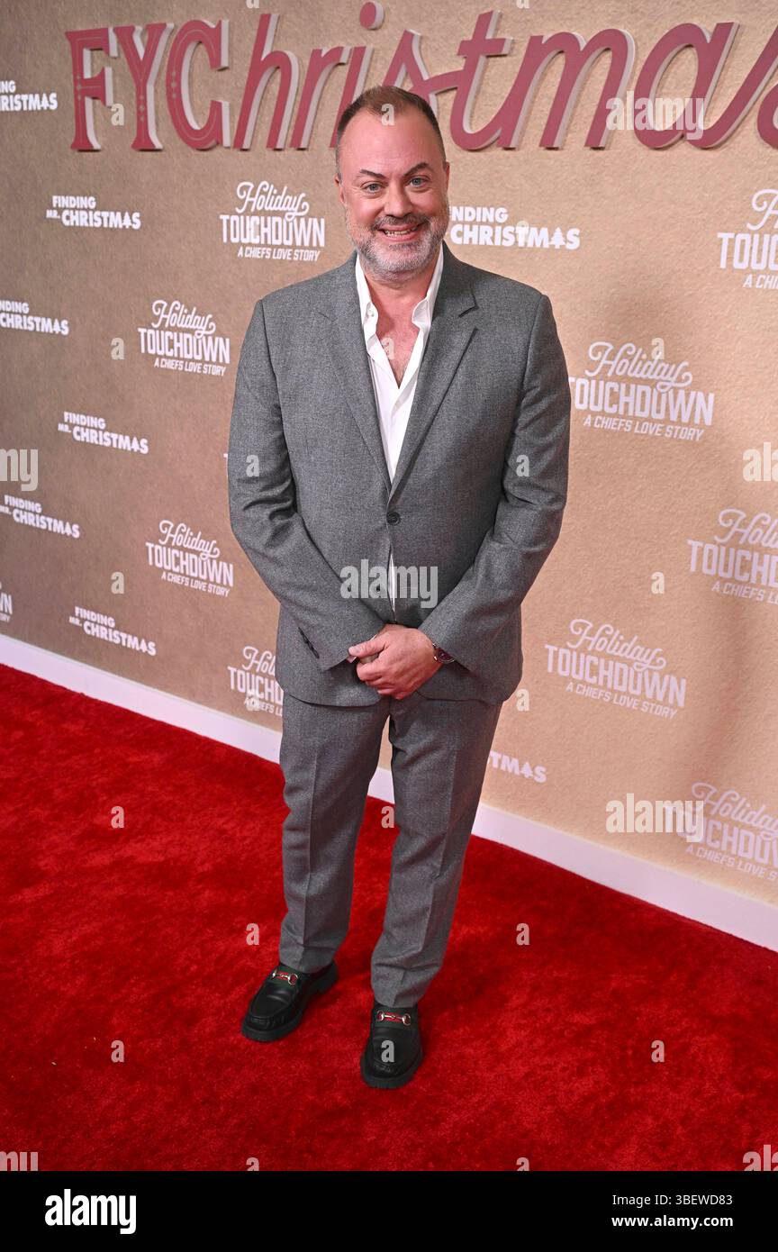 David Stefanou bei der Präsentation des Hallmark-Weihnachtsfilms ...