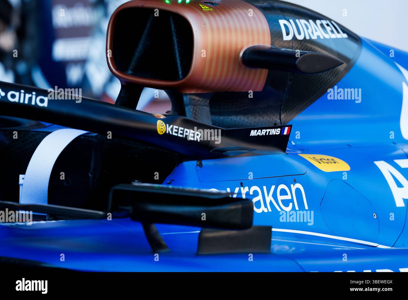 MARTINS Victor (fra), Williams Racing Academy Driver, detail during the ...