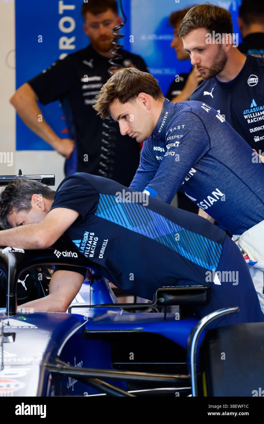 MARTINS Victor (fra), Williams Racing Academy Driver, portrait during ...
