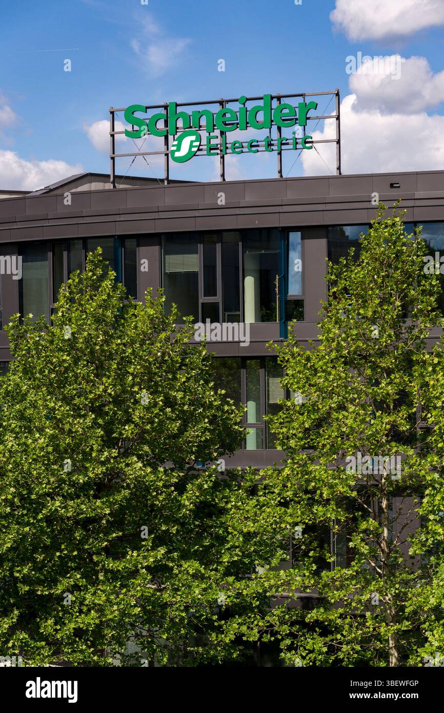 Schneider Electric automation and energy management company logo on ...