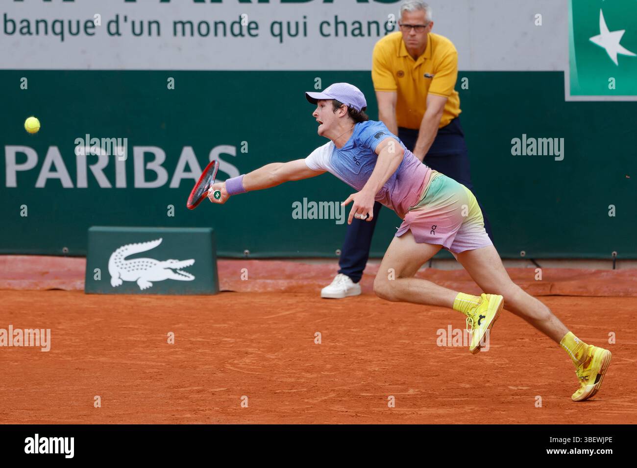 Paris, France. 30th May, 2025. Joao Fonseca of Brazil during day 5 of Roland-Garros 2025, French ...