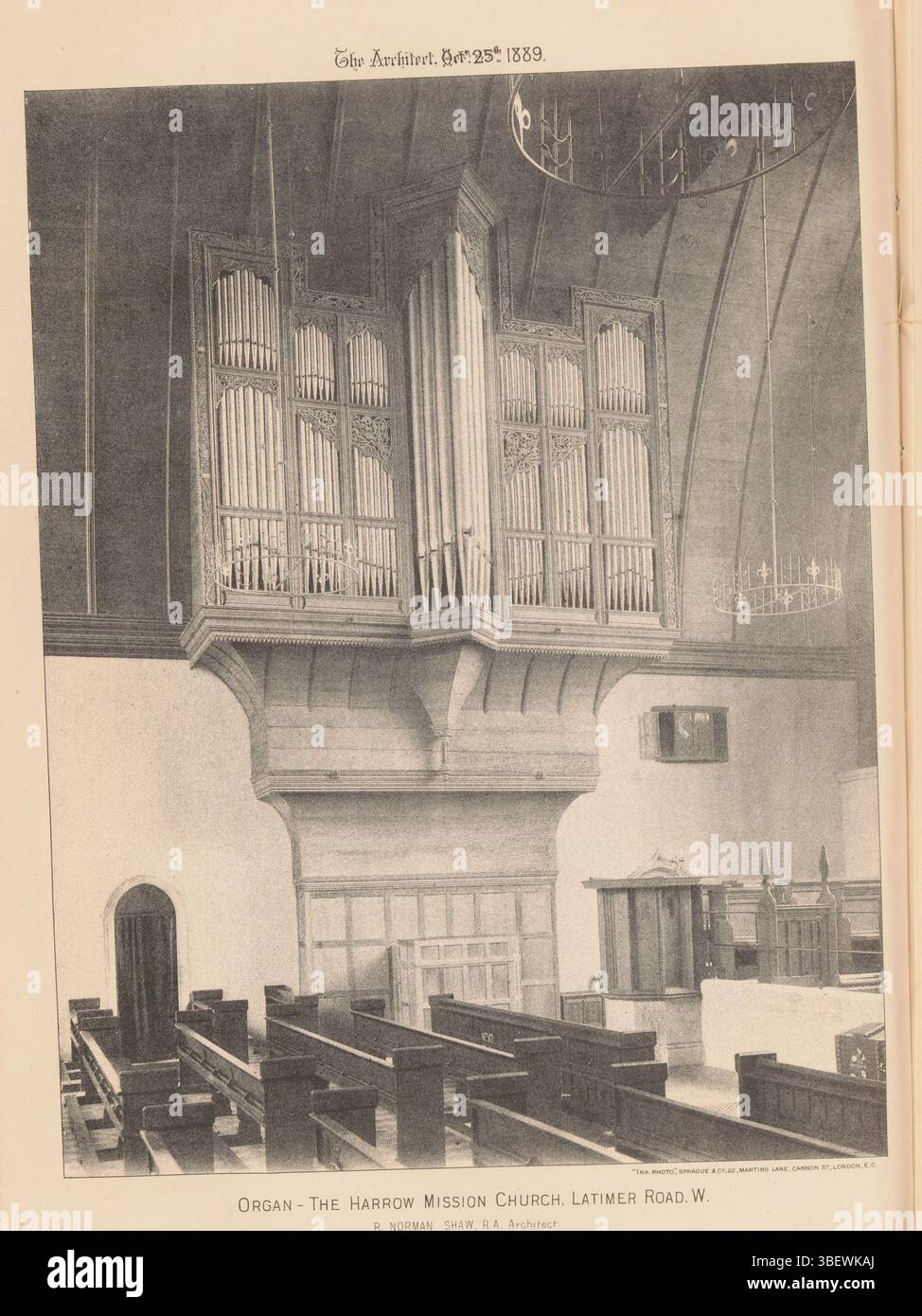 Sprague & Co., Organ, The Harrow Mission Church, Latimer Road, W ...