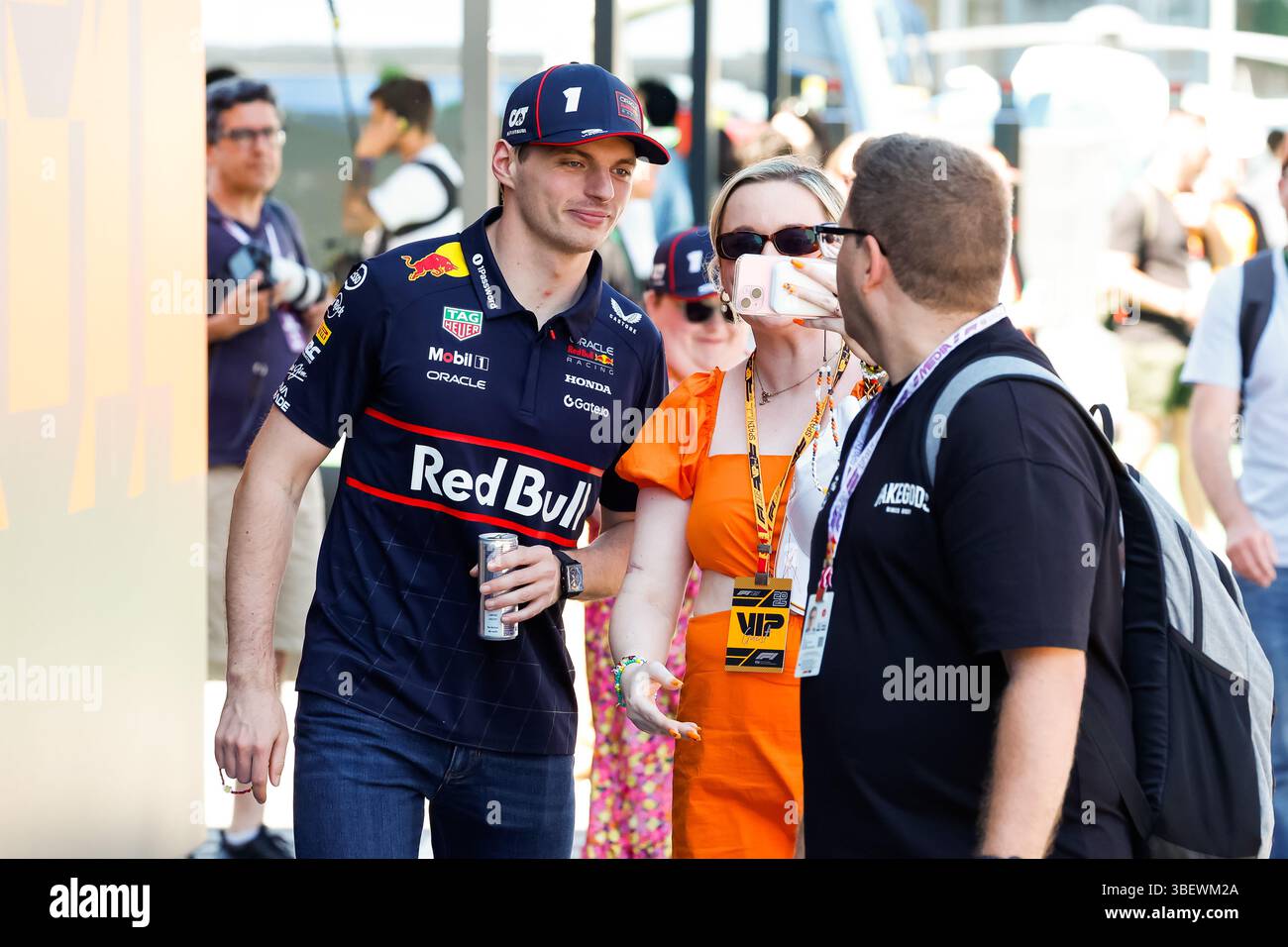 VERSTAPPEN Max (ned), Red Bull Racing RB21, portrait during the Formula ...