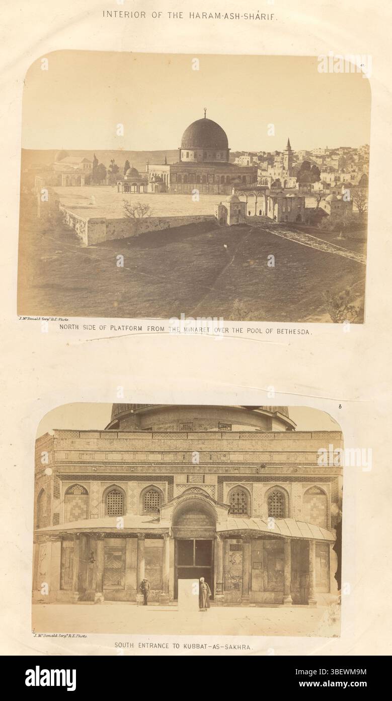 Temple Mount, McDonald, James, Interior of the Haram-Ash-Shárif, South ...