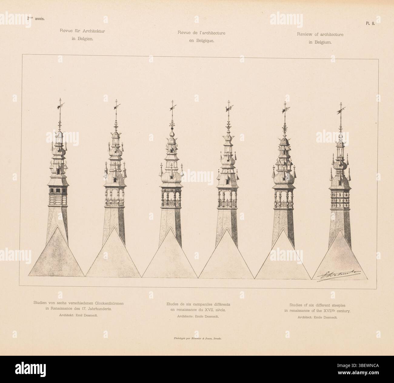 Desmedt, Emile, Dresden, Römmler & Jonas, Review of architecture in ...