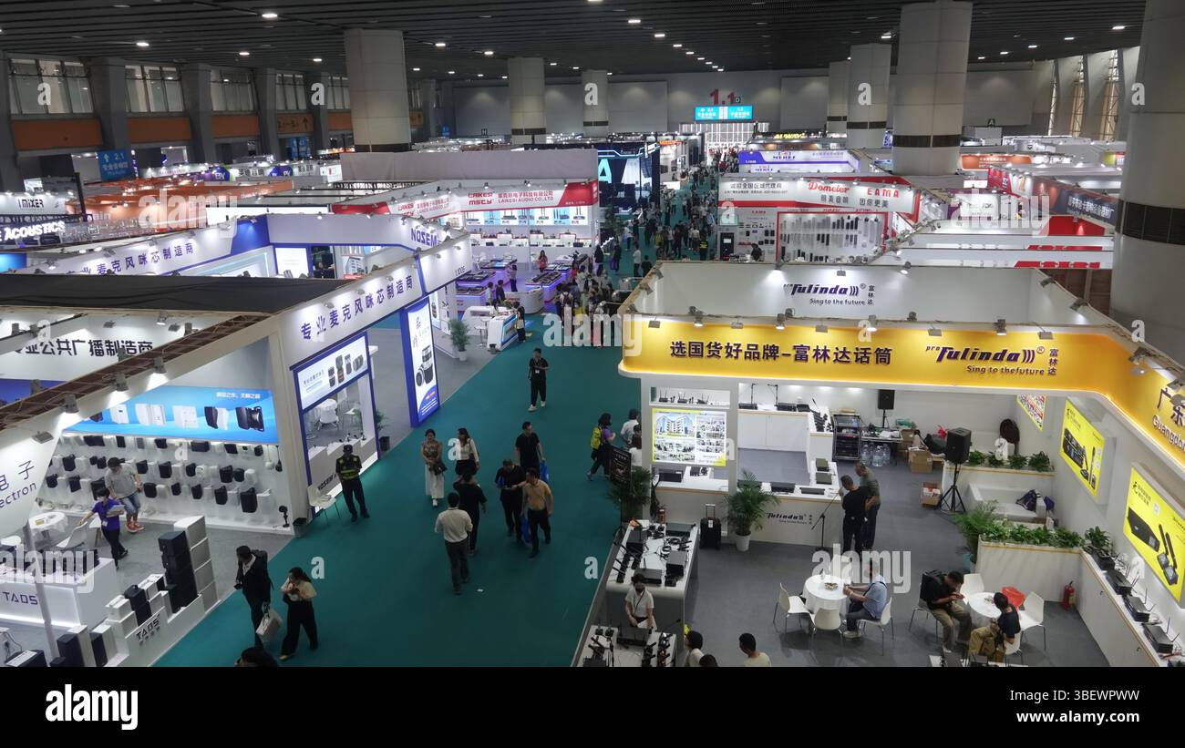 The 23rd Prolight + Sound Guangzhou Exhibiiton is held in Guangzhou ...