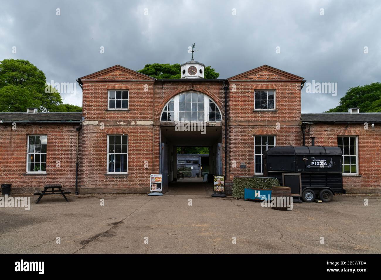 Old stable block at Heaton Park in North Manchester, England Stock ...