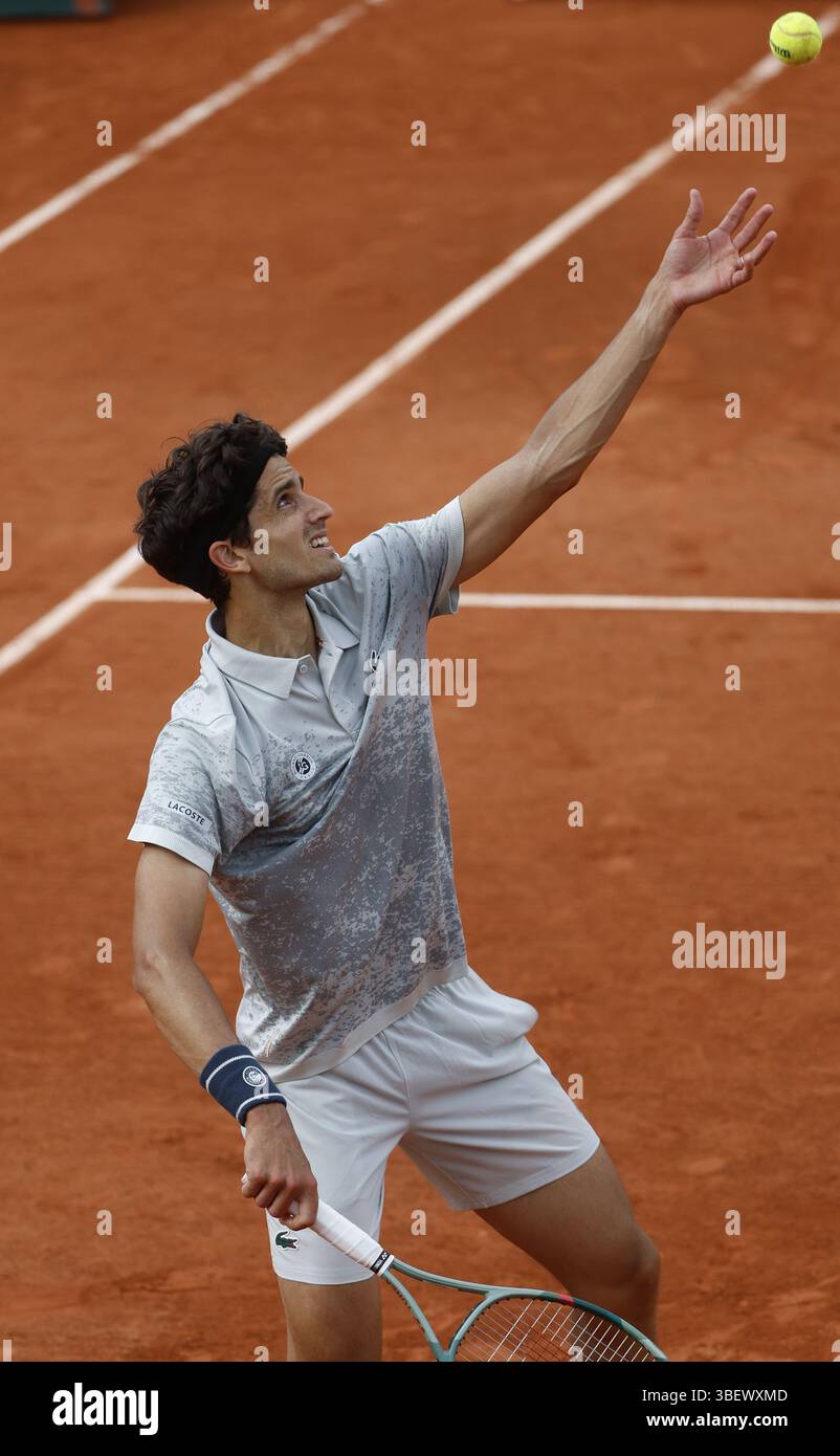 Pierre-Hugues Herbert of France during day 5 of Roland-Garros 2025 ...
