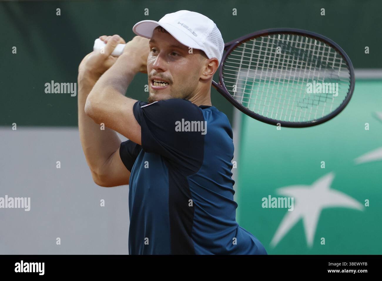Filip Misolic of Austria during day 5 of Roland-Garros 2025, French ...